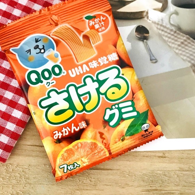 Jual UHA Sakeru Split Gummy Candy - Qoo Orange JAPAN VERSION | Shopee ...