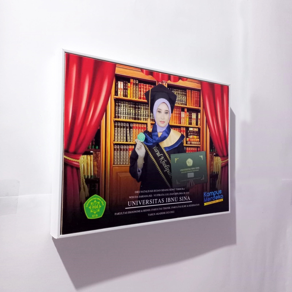 Jual CETAK FOTO FRAME PHOTO BLOCK FIBER (12R) 30x40cm | Shopee Indonesia