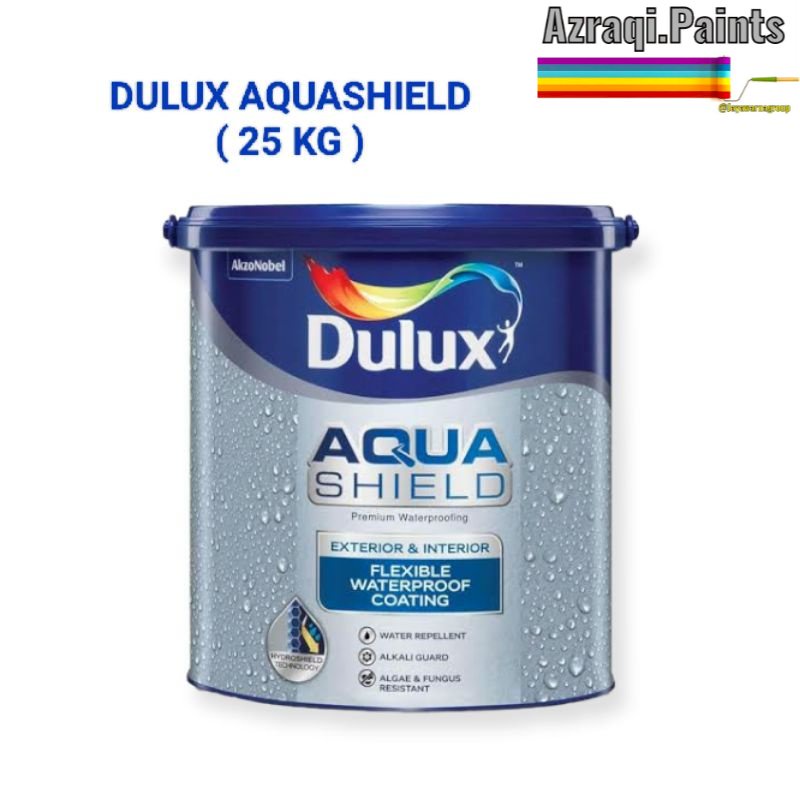 Jual DULUX AQUASHIELD Cat Waterproofing ( 25 KG ) | Shopee Indonesia