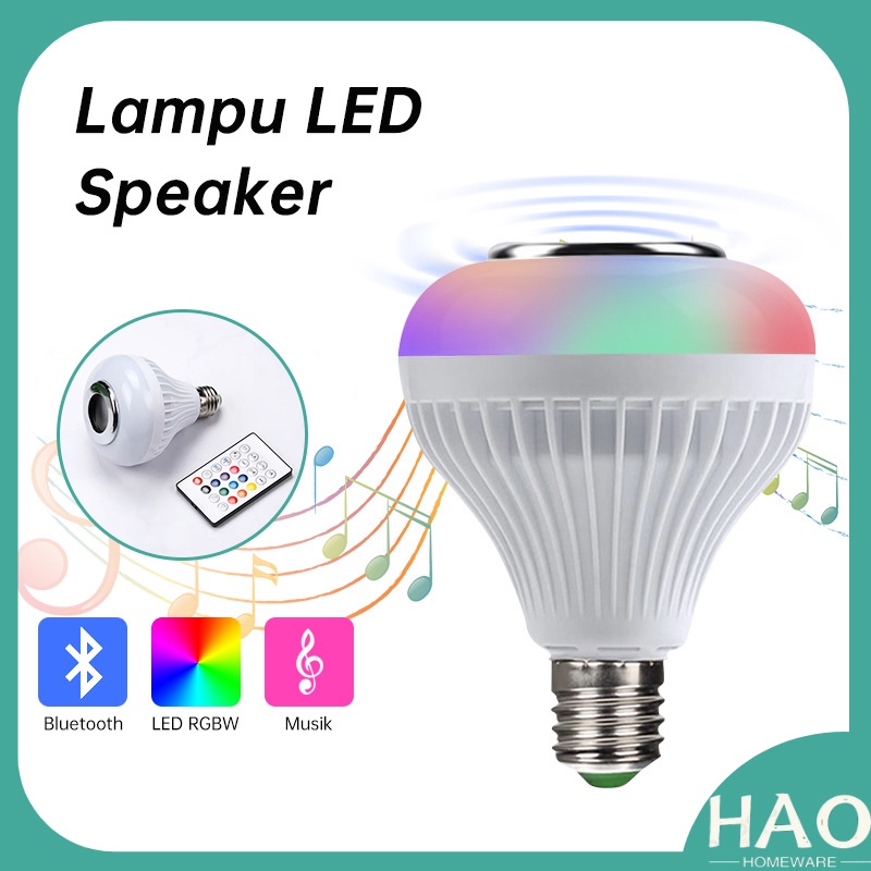 Jual Bohlam Speaker Musik Bluetooth 2 in 1 - Lampu Speaker LED/SPEAKER ...