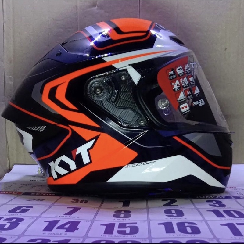 Jual KYT TT COURSE TTC OVERTECH ORANGE | Shopee Indonesia