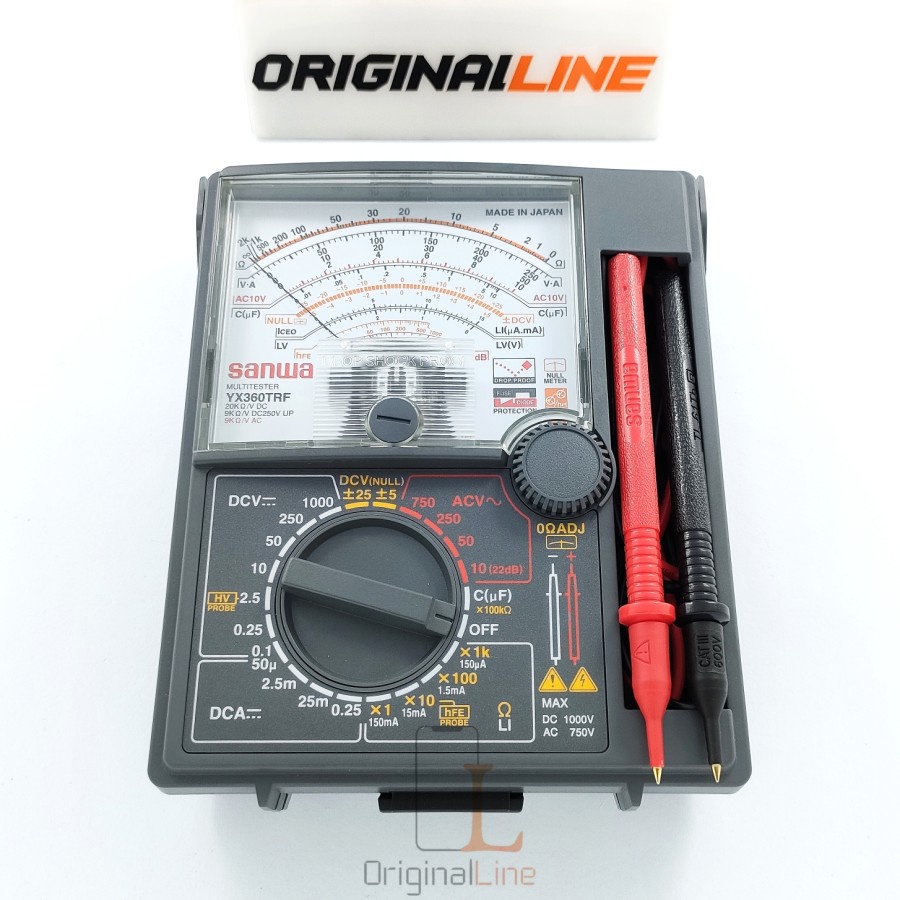 Jual MULTITESTER ANALOG SANWA YX360TRF ORIGINAL JAPAN | Shopee Indonesia