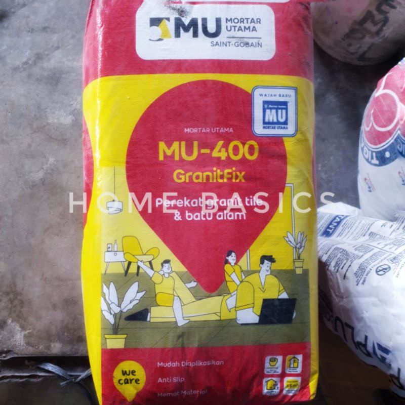 Jual Semen Mortar Utama MU 400 25 Kg / Perekat Granit / Batu Alam ...