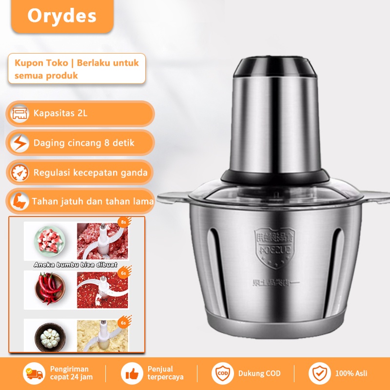 Jual Blender Daging Chopper 2L Blender Daging Stainless Chopper ... Jual Blender Daging Chopper 2L Blender Daging Stainless Chopper ...