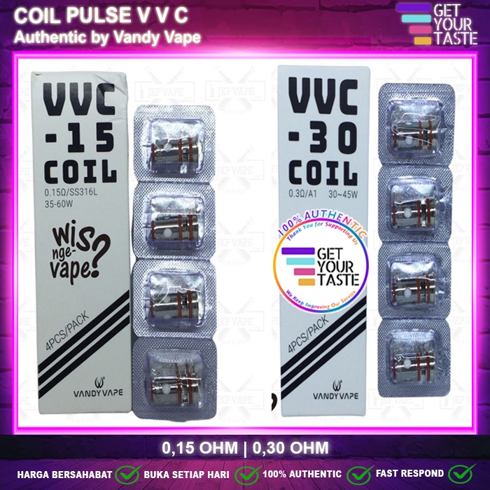 Jual Coil VVC Pulse AIO by Vandy Vape Coil Pulse | Shopee Indonesia