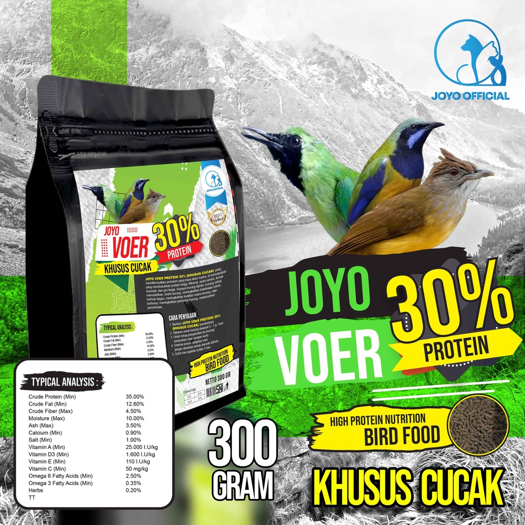 Jual Voer burung Cucak|Voer protein 30%|Voer nutrisi komplit|Voer ...