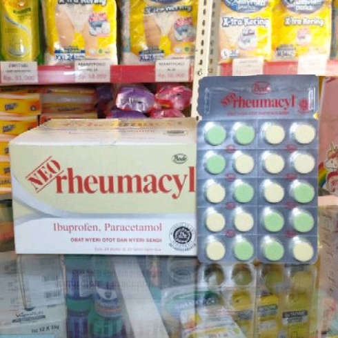 Jual NEO RHEUMACYL 1 ISI 20 TABLET / OBAT NYERI OTOT NYERI SENDI NEO ...