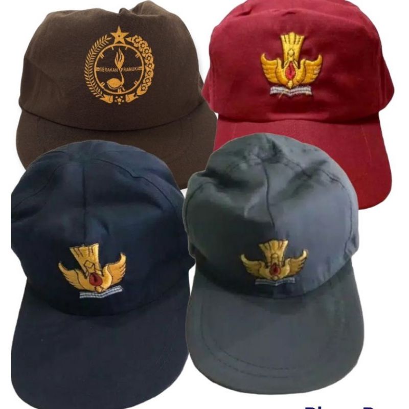 Jual topi sekolah sd- smp- sma-pramuka bahan famatek | Shopee Indonesia