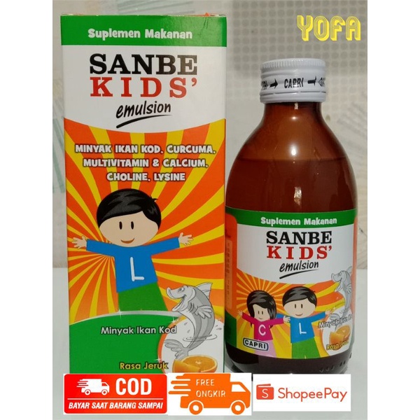 Jual PENAMBAH NAFSU MAKAN ANAK MULTIVITAMIN PERTUMBUHAN SANBE KIDS ...