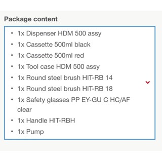 Jual HILTI Gun Chemical HDM 500 Dispenser Kit | Shopee Indonesia