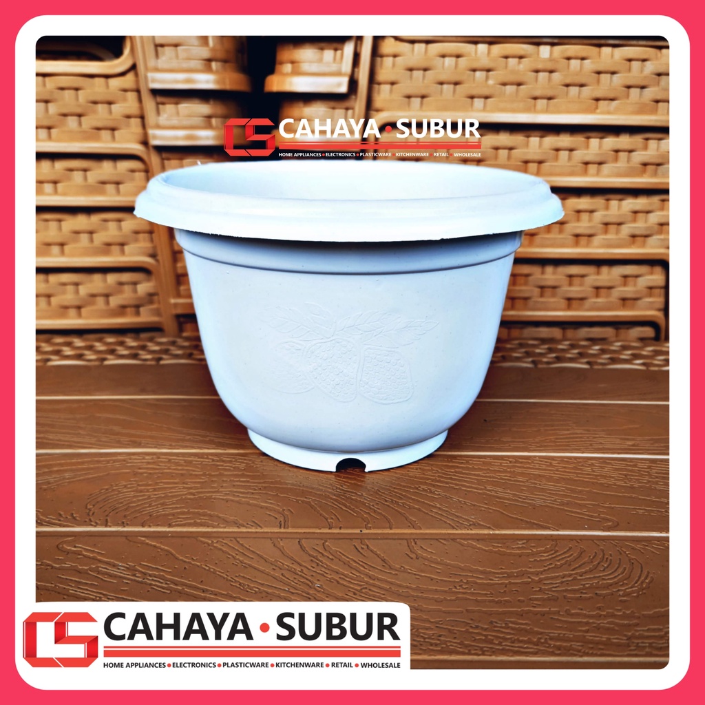 Jual Pot Kembang Tanaman Hias JARDIN 20 Motif Strawberry Gbu Pot Bunga ...