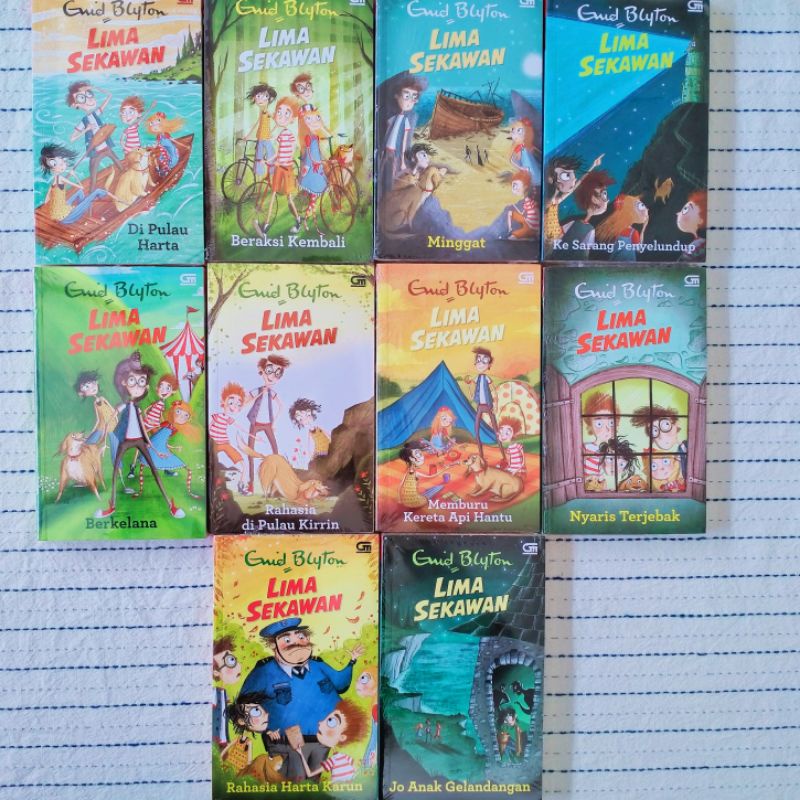 Jual Lima sekawan enid blyton 5 buku cerita anak pra remaja | Shopee ...