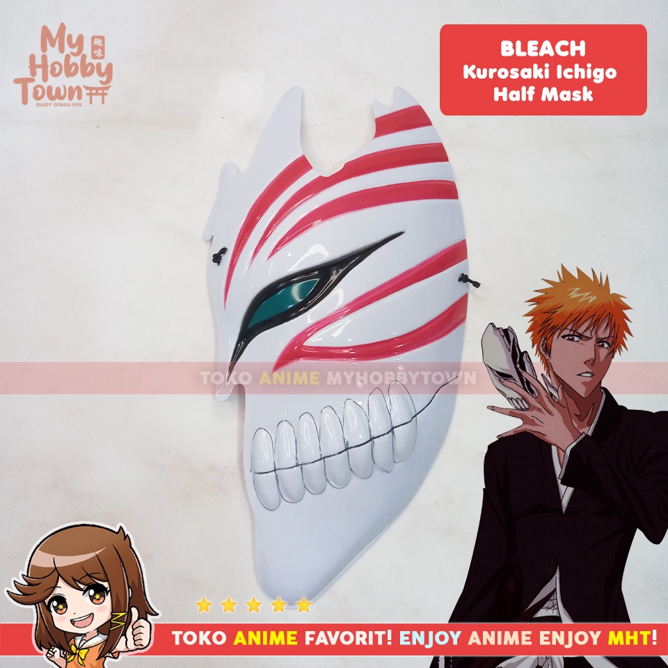 Jual Bleach Kurosaki Ichigo Half Mask (Topeng) | Shopee Indonesia Jual Bleach Kurosaki Ichigo Half Mask (Topeng) | Shopee Indonesia
