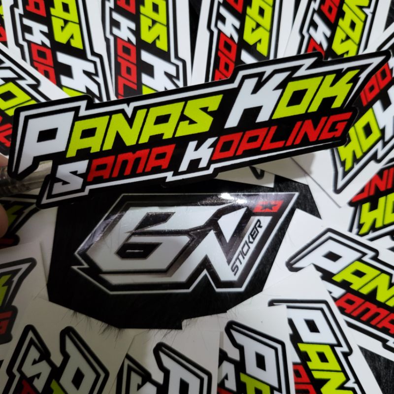 Jual stiker kata2 sticker panas kok kopling | Shopee Indonesia