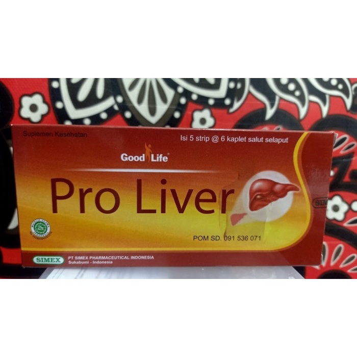Jual PRO LIVER 30 TABLET (BOX) OBAT LIVER SUPLEMEN MELINDUNGI FUNGSI ...