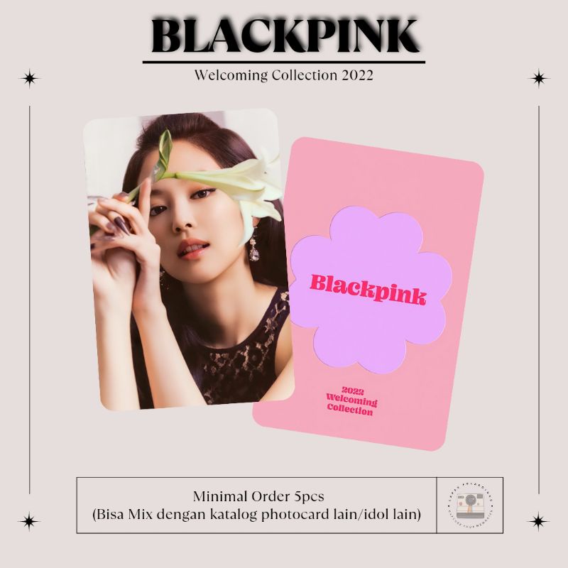 Jual PHOTOCARD BLACKPINK - WELCOMING COLLECTION 2022 (UNOFFICIAL) | Shopee Indonesia
