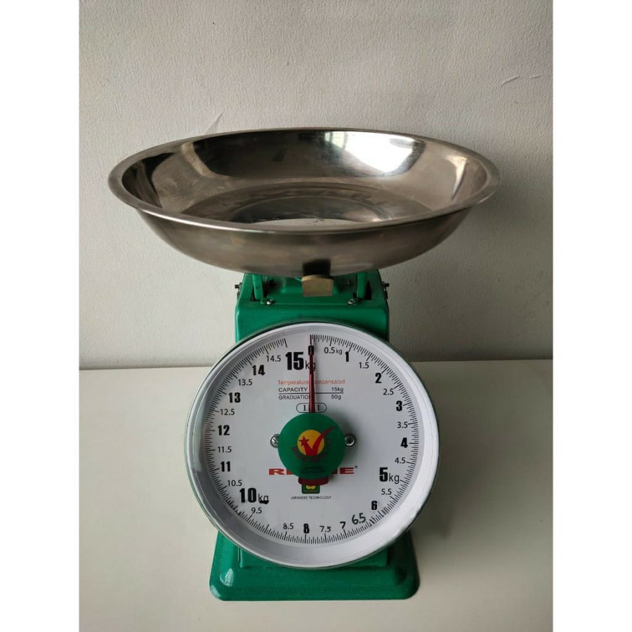 Jual Renhe TIMBANGAN DUDUK JARUM 15KG / Timbangan manual / Timbangan barang / Timbangan sayur ...