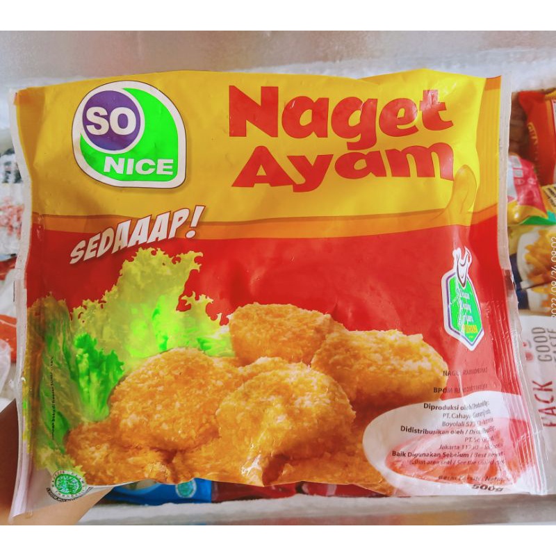 Jual So Nice Nuget Ayam 500gr Frozen food murah, Frozen food Balikpapan | Shopee Indonesia