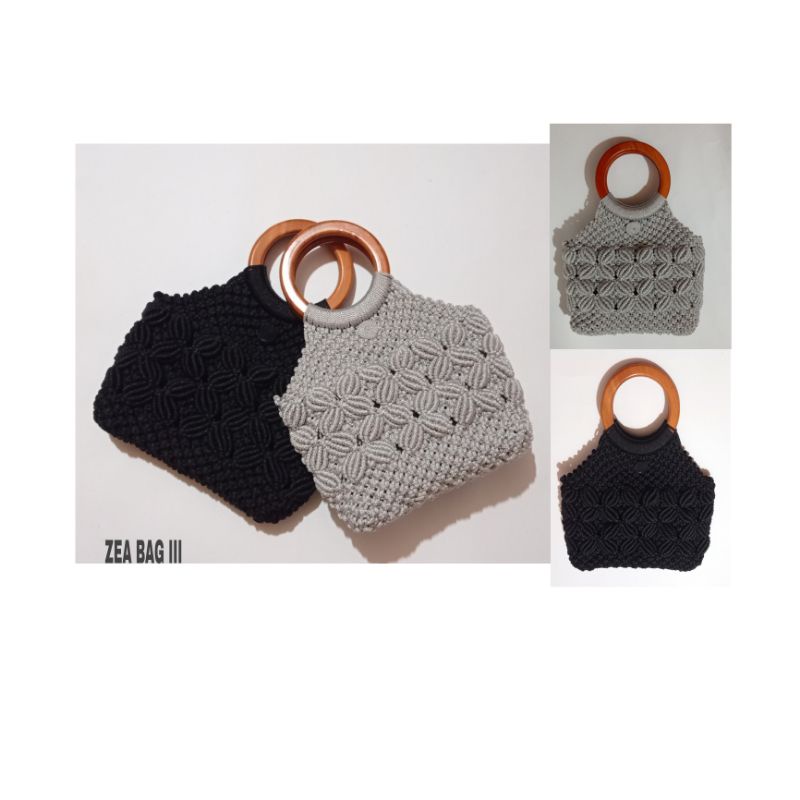 Jual ZEA BAG [PRE-ORDER] | Tas macrame / Handmade /Tas Rajut | Shopee ...