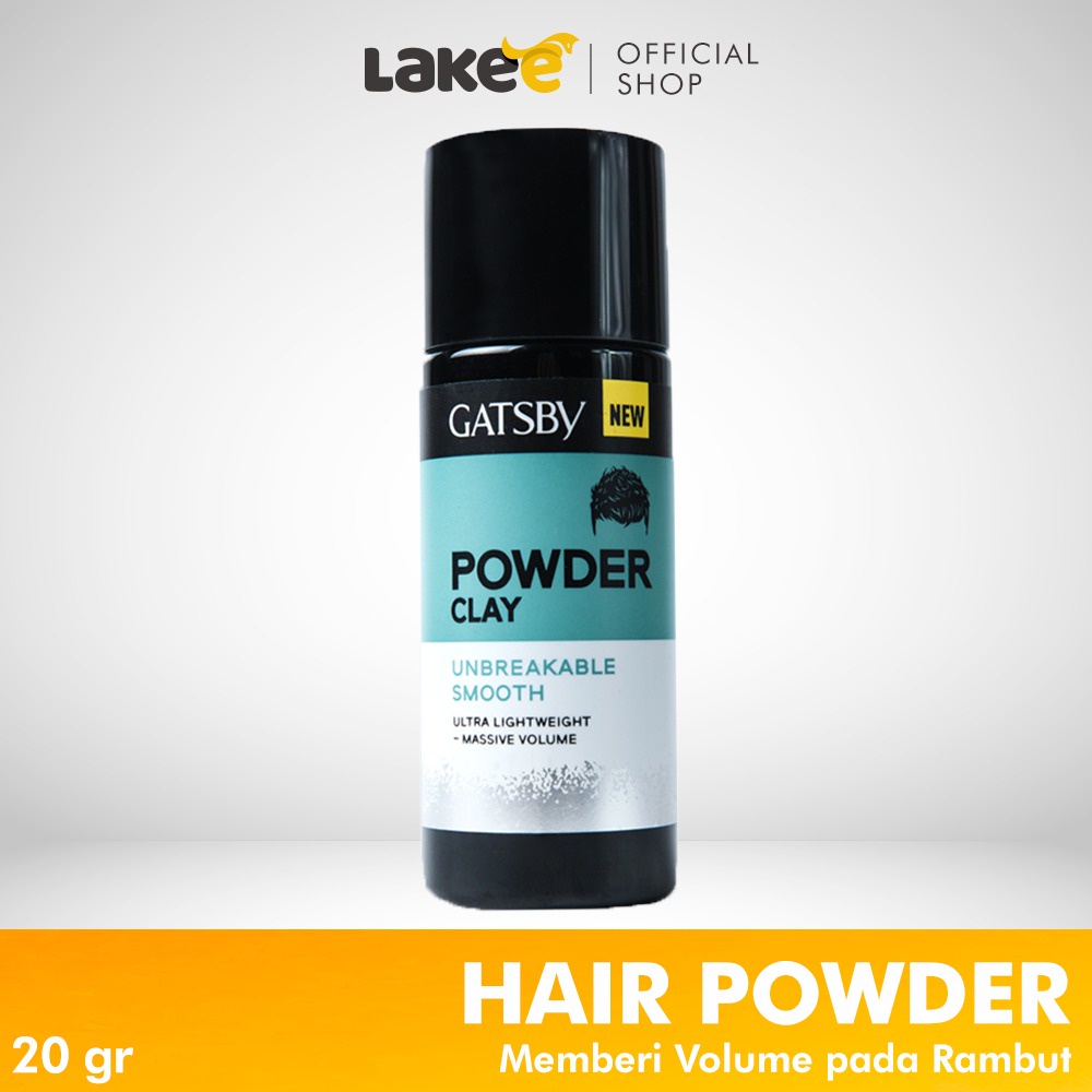 Jual Gatsby Powder Clay Unbreakable Smooth Hair Styling Volumizing 20gr ...