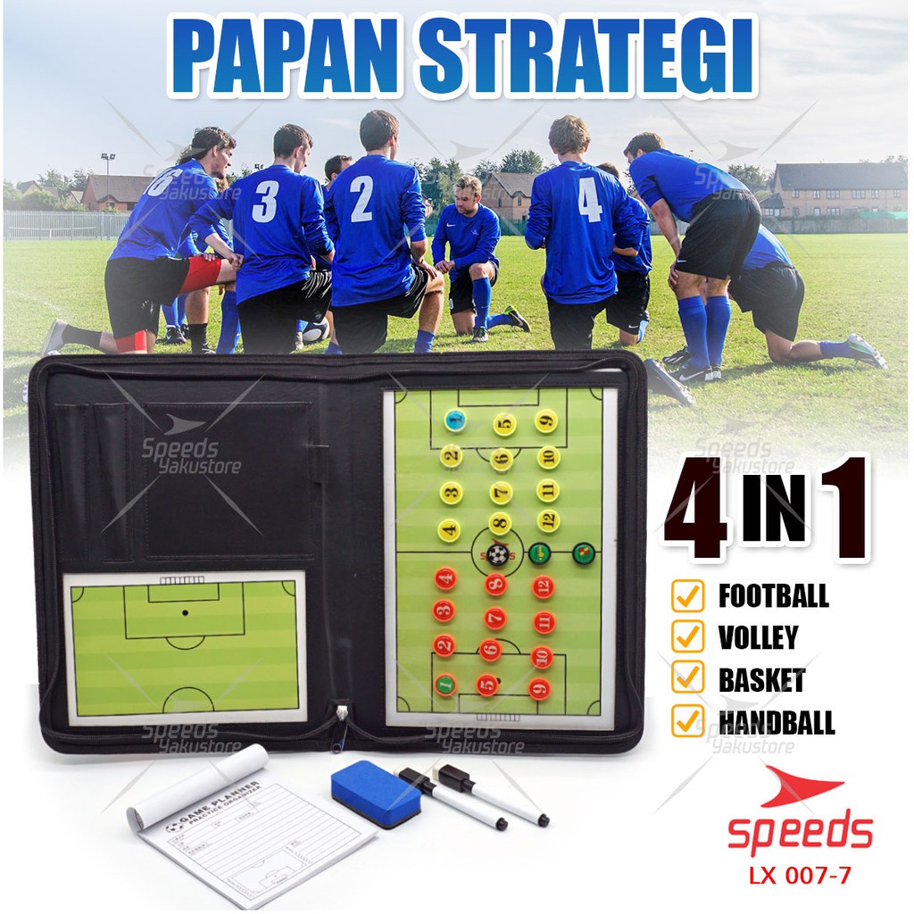 Jual SPEEDS Buku Strategi Taktik Pelatih Sepak Bola Futsal Bola Kaki ...