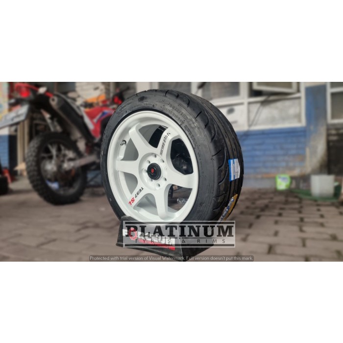 Jual jalaldshop - VELG TE37 SL HSR RING16 LOBANG 4 WHITE PEN PLUS BAN ...