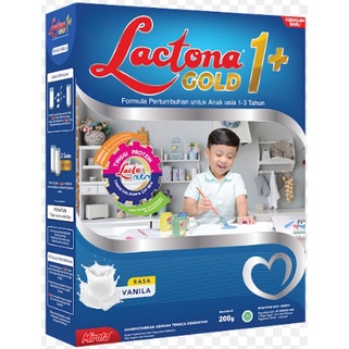Jual LACTONA GOLD 1+ SUSU FORMULA ANAK UNTUK USIA 1-3 TAHUN UK.200 GRAM ...
