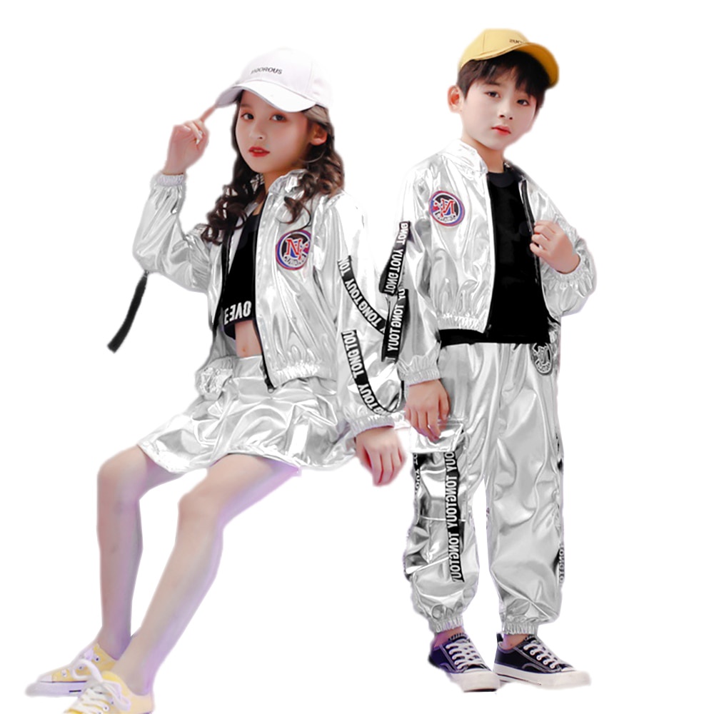 Jual PREORDER Street Dance Clothing for Kids Stage Performance Girls ...