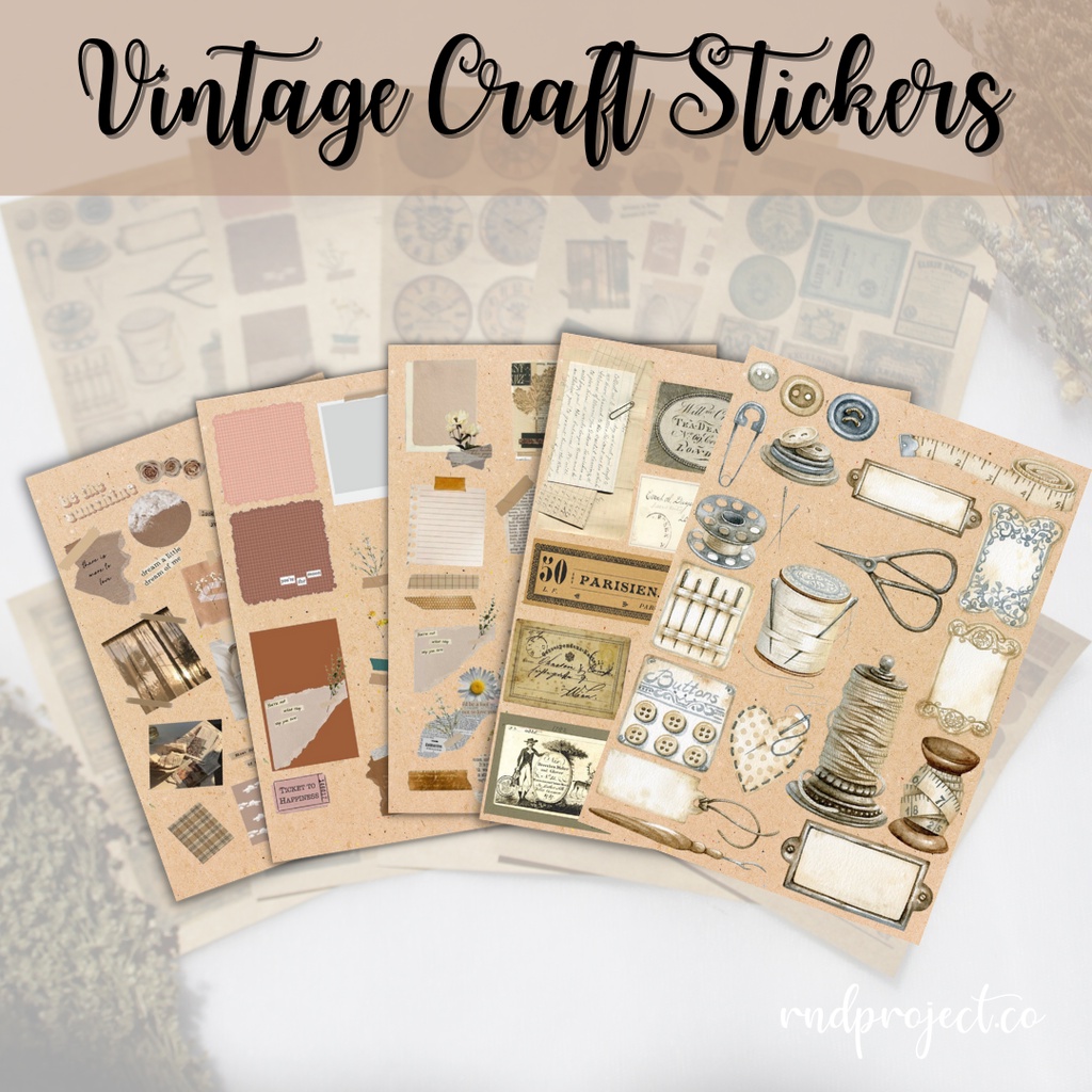 Jual Sticker Craft Aesthetic Stiker Sticker Aesthetic Sticker Custom ...