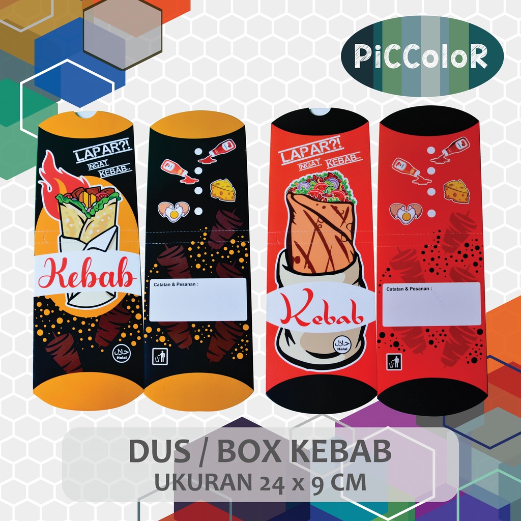 Jual DUS KEBAB / BOX KEBAB / BUNGKUS KEBAB / KEMASAN KEBAB / KERTAS ...