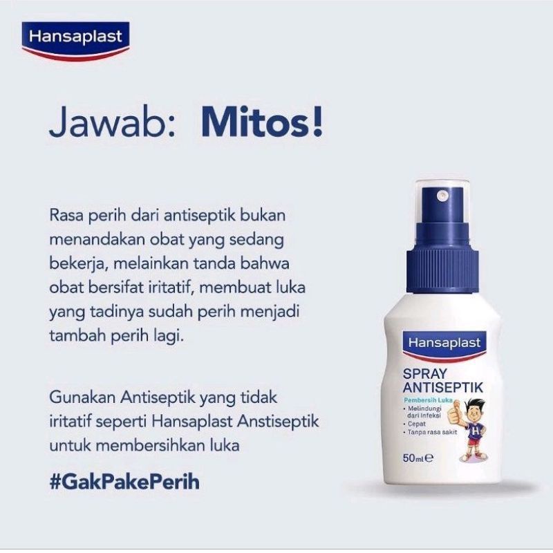 Jual hansaplast spray antiseptik buat luka tanpa perih | Shopee Indonesia