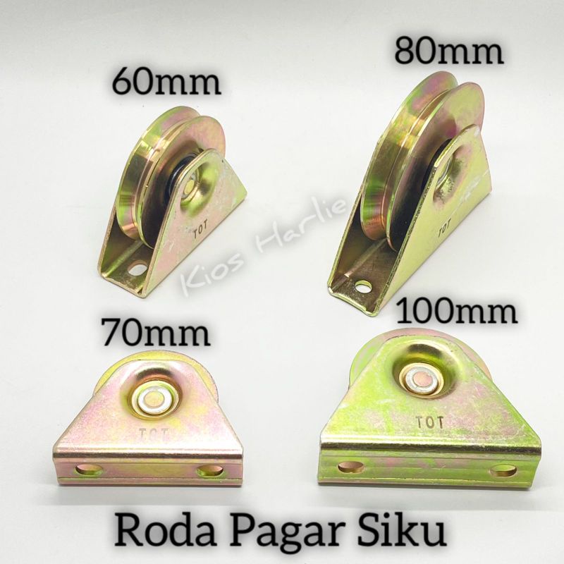 Jual roda pagar siku, roda pagar, roda gerbang, roda super premium ...