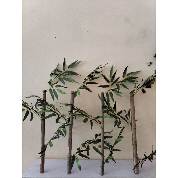 Jual bambu artificial - bambu plastik - partisi bambu tinggi 70cm ...