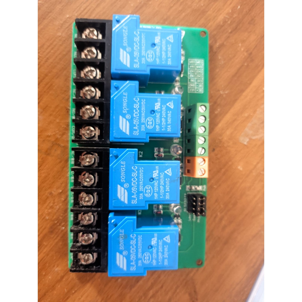 Jual Relay Songle 30A 250VAC 4 Channel relay | Shopee Indonesia