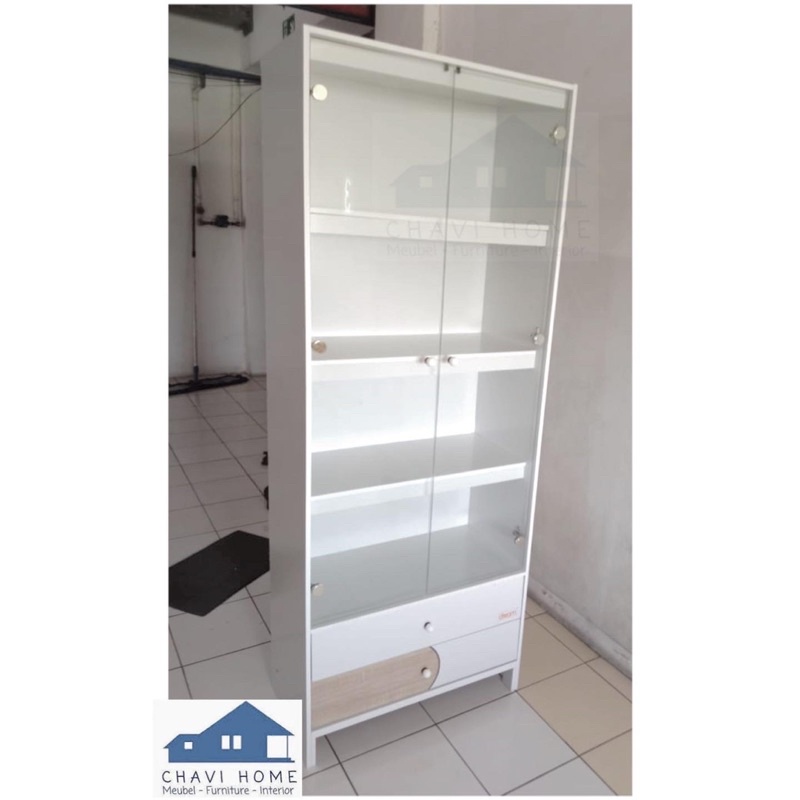 Jual lemari hias lemari kaca lemari pajangan rak susun hias lemari tas ...