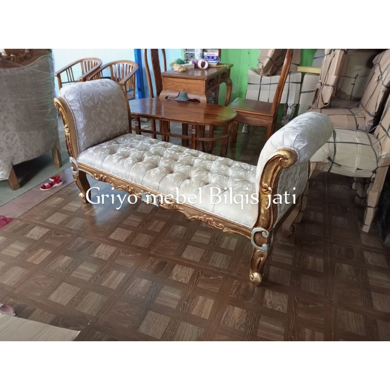 Jual kursi sofa stol ukir panjang 150 | Shopee Indonesia