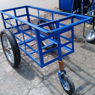 Jual Roda gerobak dorong rangka besi untuk angkutan barang | Shopee ...