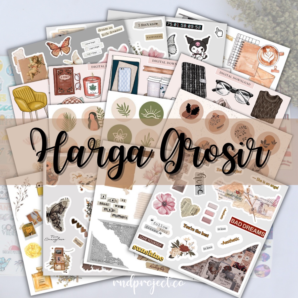 Jual PART 1 STICKER AESTHETIC STIKER TUMBLR AESTHETIC STICKER CASE ...