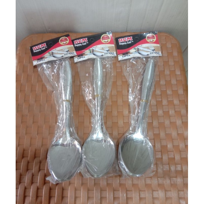 Jual Sendok garpu Makan Tebal Stainless Steel Dine Mate 878S, Happy ...