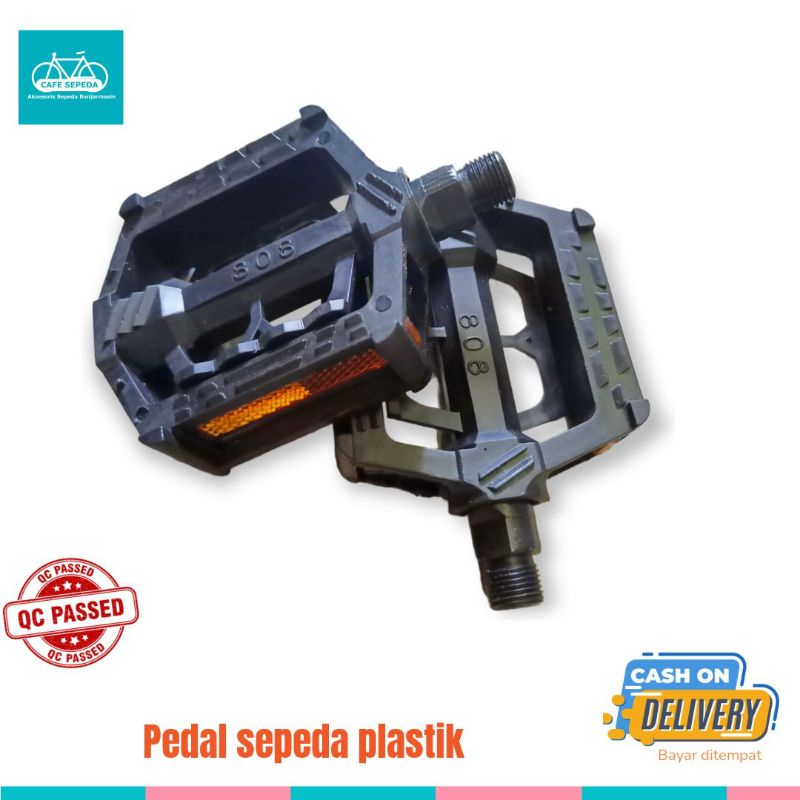 Jual PEDAL SEPEDA PLASTIK MTB FIXIE RB SELI AS BESAR BMX SEPEDA ANAK AS ...