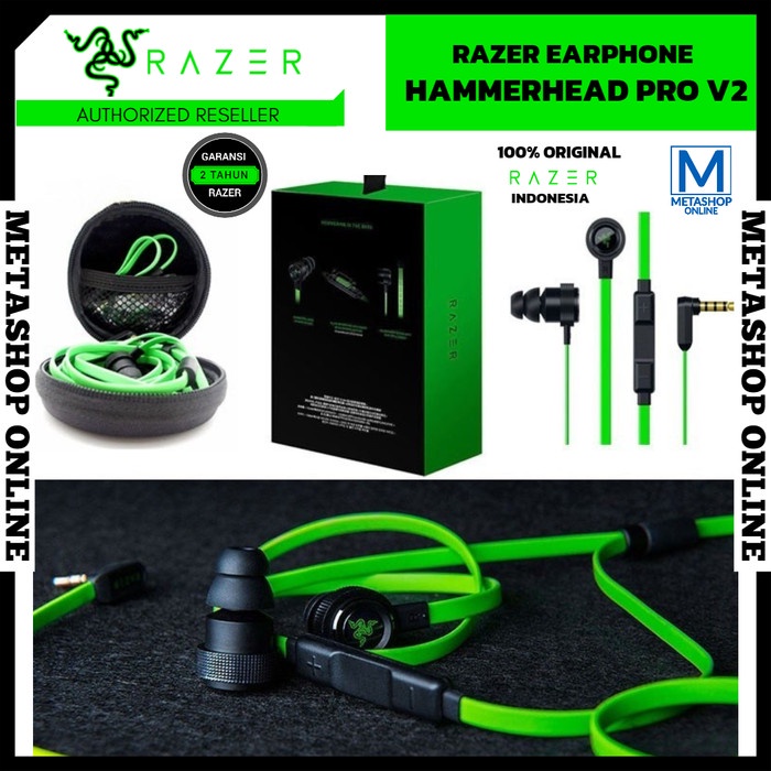 Jual Razer Hammerhead V2 Pro Gaming Earphone In-Ear Microphone ...
