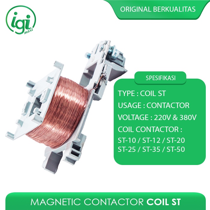 Jual COIL MAGNETIC CONTACTOR ST KOIL MAGNETIK KONTACTOR | Shopee Indonesia