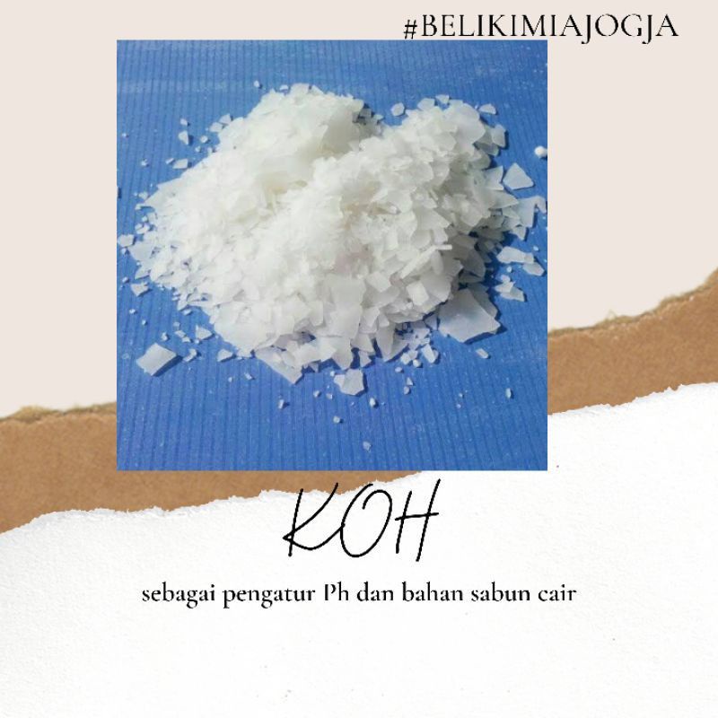 Jual KOH / Potassium Hydroxide / Kalium hidrosida 500gr | Shopee Indonesia