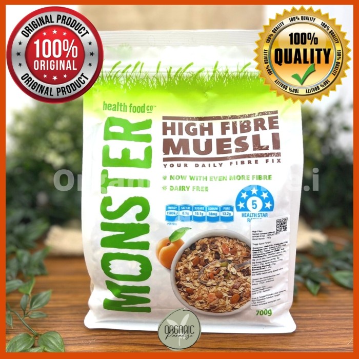 Jual Monster Muesli High Fiber 700 gram | Shopee Indonesia