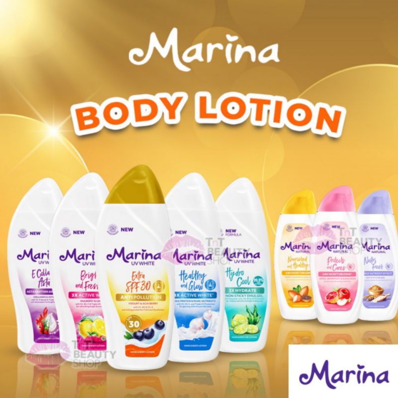 Jual Marina Hand & Body Lotion Uv White | Shopee Indonesia