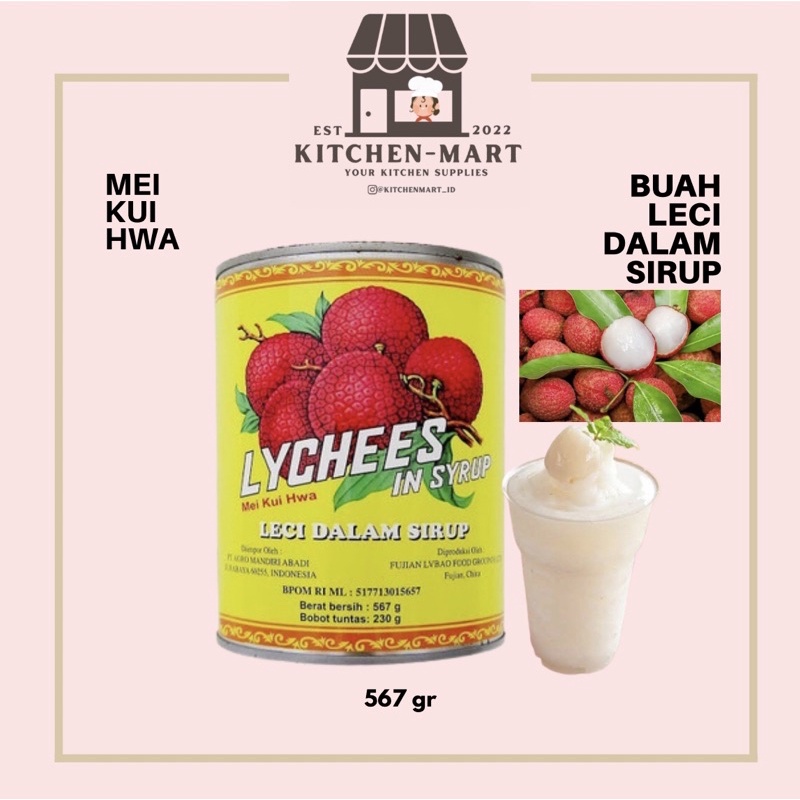 Jual MEI KUI HWA LYCHEE (LECI DALAM SYRUP) 567gr | Shopee Indonesia