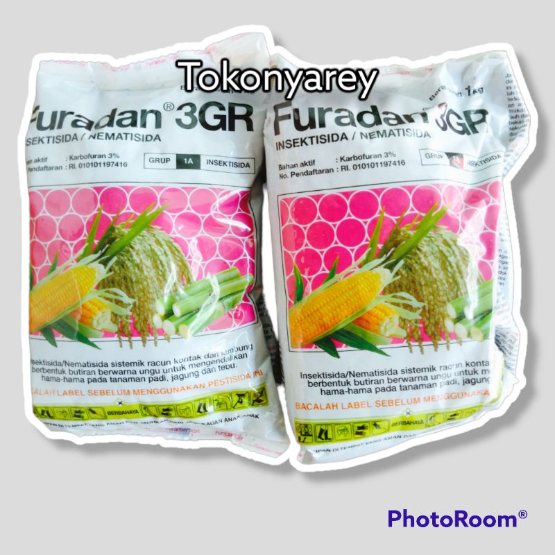 Jual Furadan 3GR 1kg Insektisida Nematisida pengendali hama | Shopee ...