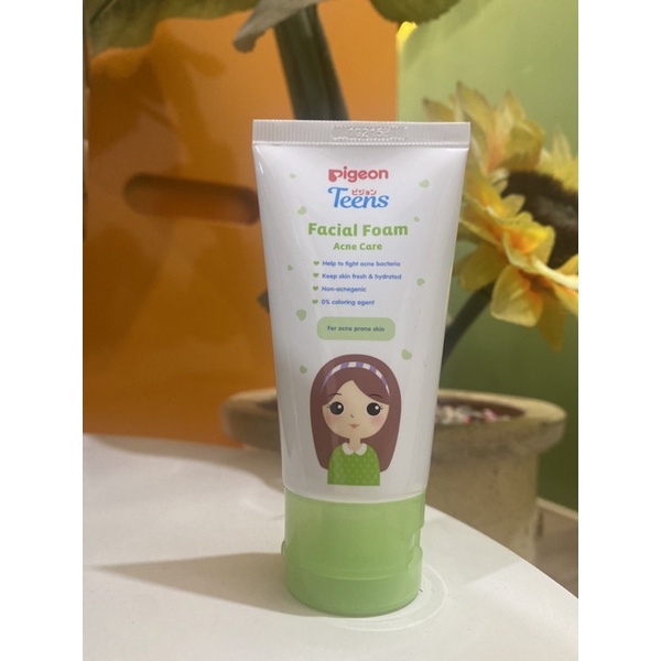 Jual Pigeon teens Facial foam acne care 40g | Shopee Indonesia