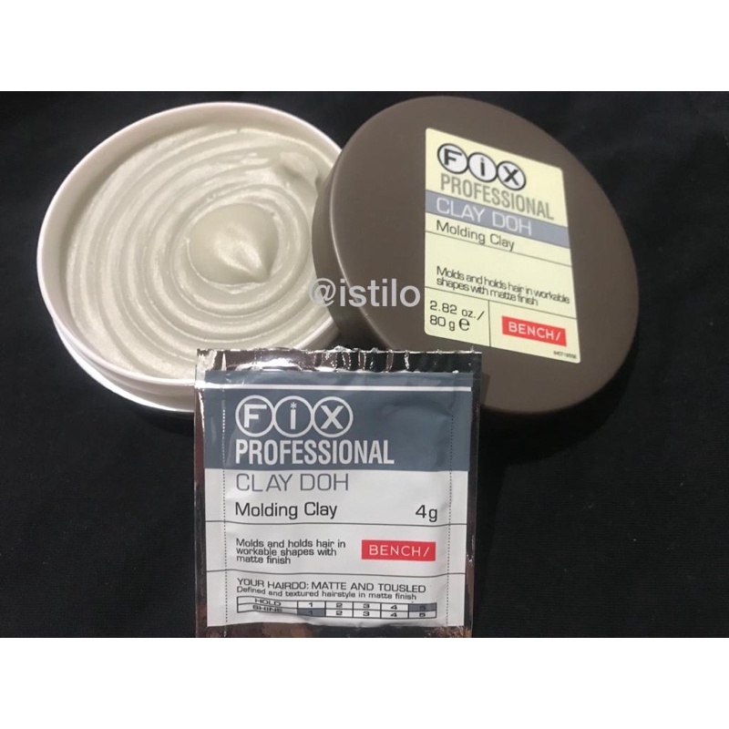 Jual Wax BENCH Fix Professional Clay Doh [BUY 1 GET 1 FREE 4gr ...