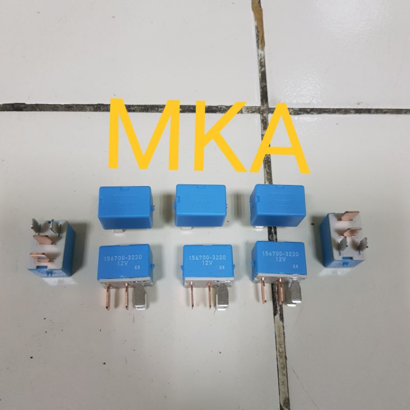 Jual RELAY BIRU KAKI 4 DENSO ORIGINAL AVANZA XENIA 156700-3200 12V ...